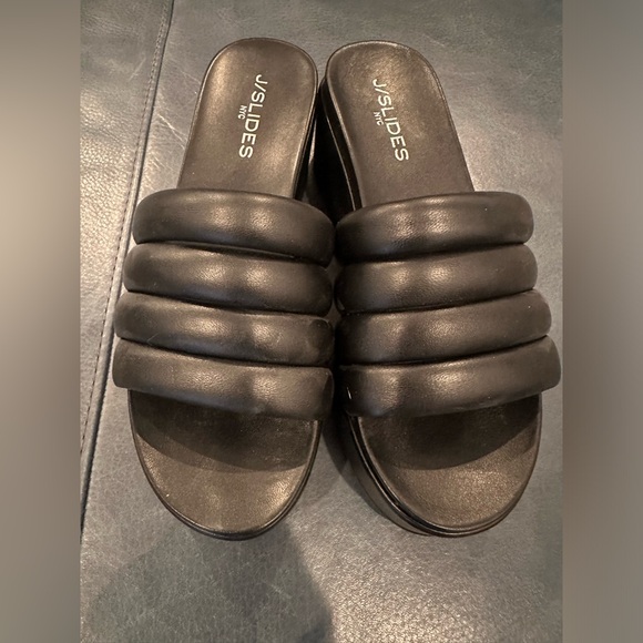 J Slides | Shoes | J Slides Wedge Slip On Sandals | Poshmark